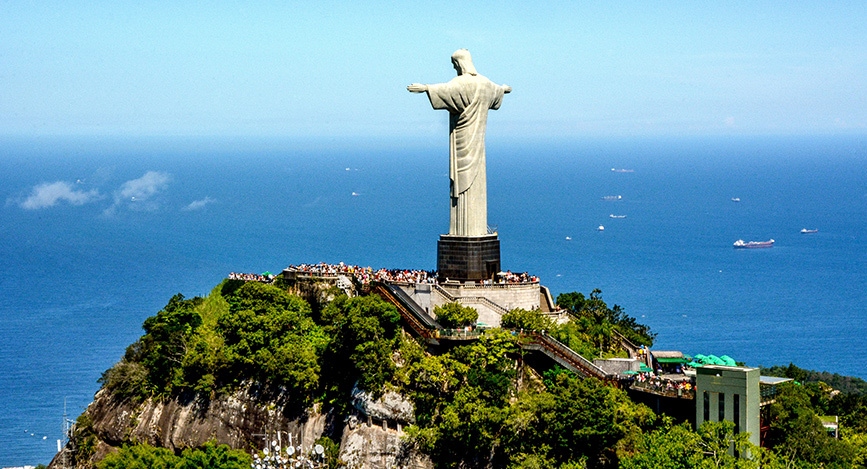 Site à visiter à Rio de Janeiro au Brésil : Corcovado (statue du Christ ...